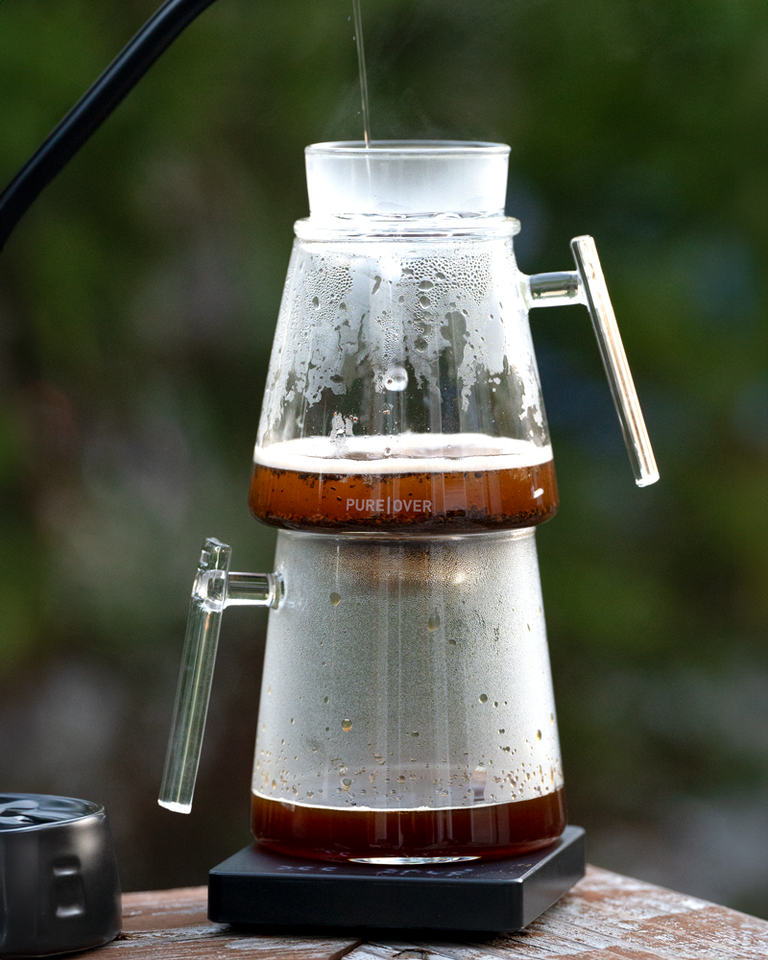 Pure Over - The All Glass Pour Over Coffee Maker